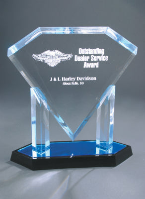 Floating Diamond Acrylic Award AFD12 – Delp's Awards