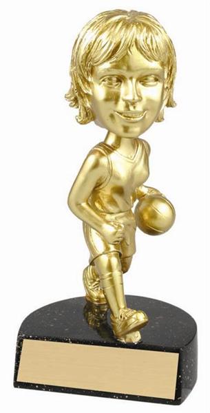 Basketball Girls Gold Bobblehead – Delp's Awards