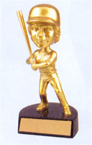 Gold Bobblehead Baseball Male/Female – Delp's Awards